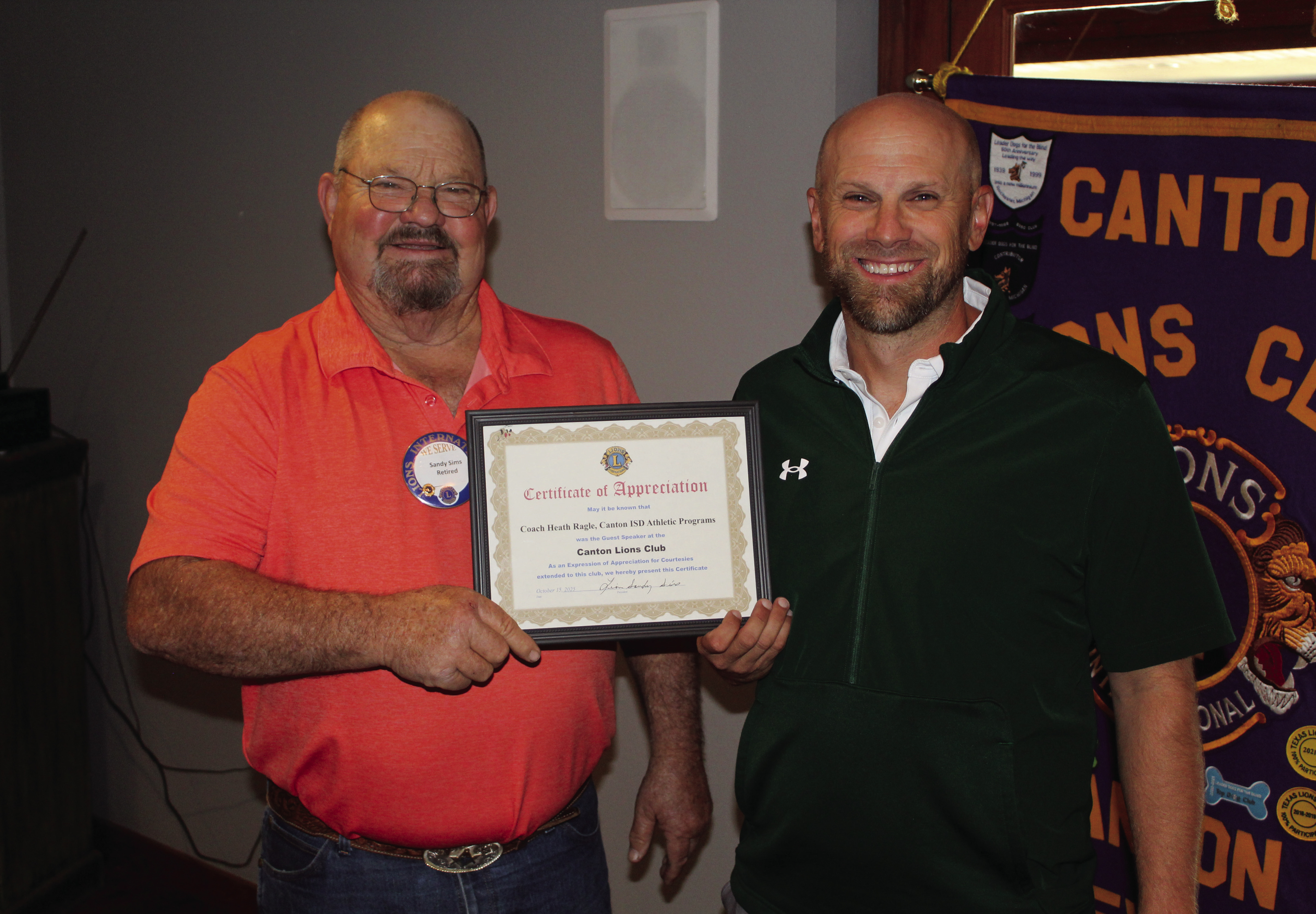 Following the conclusion of the weekly Canton Lions Club | The Canton ...