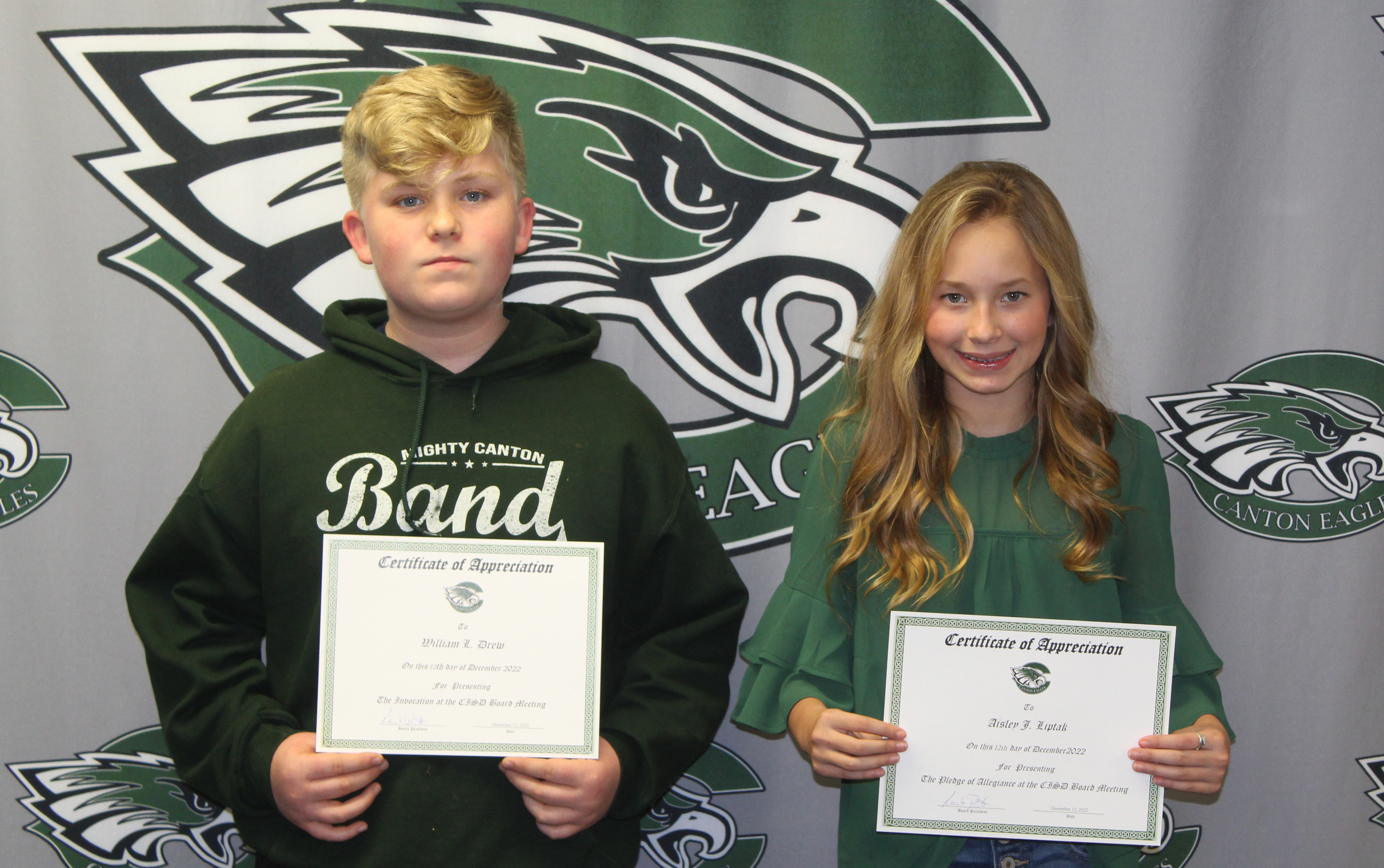 ‘Employees of the Month’ recognized by school board | The Canton Herald